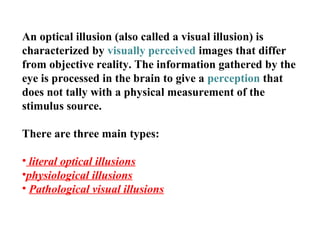 Optical illusion | PPT