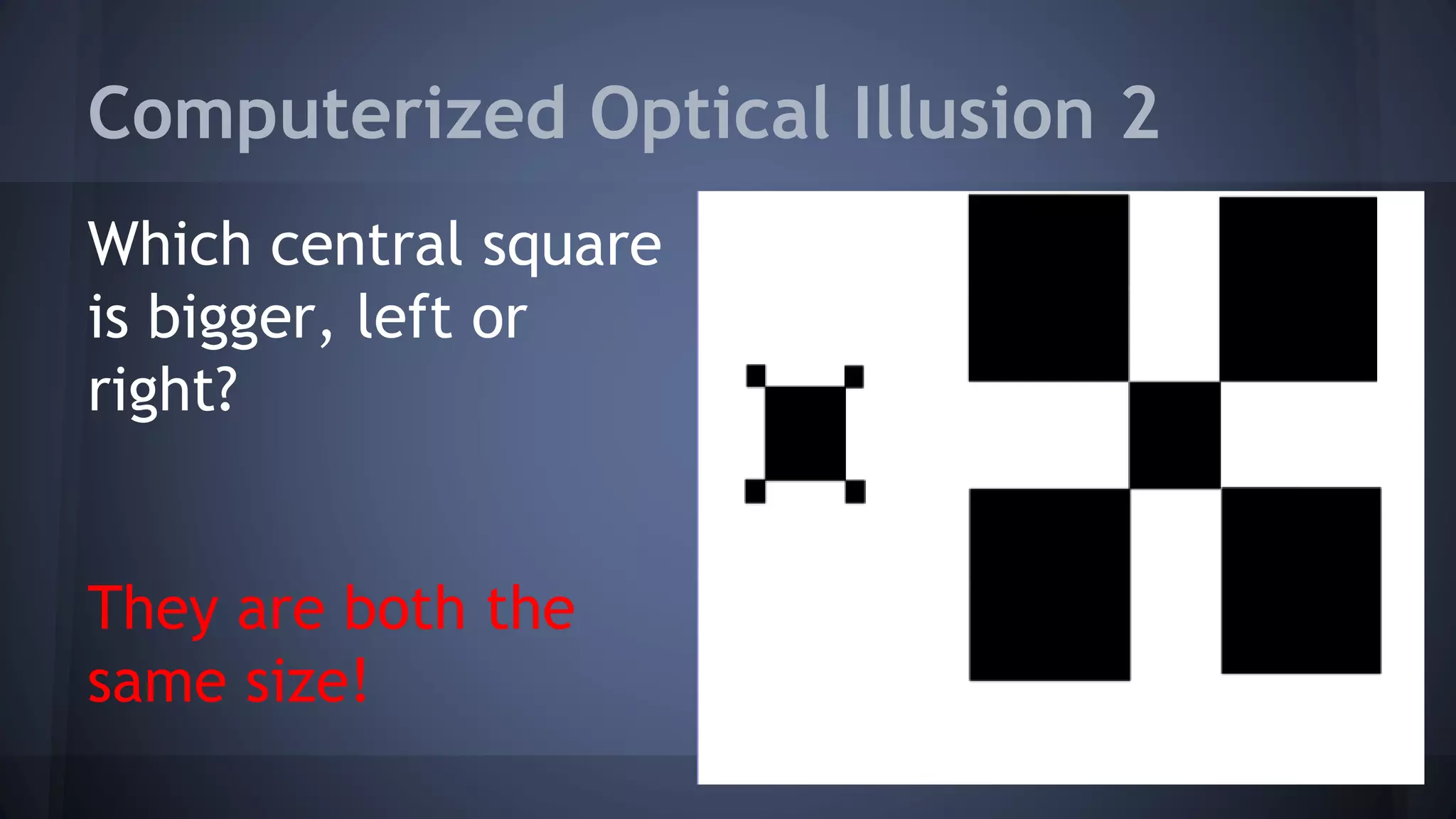 Optical illusion and visual acuity project | PPT