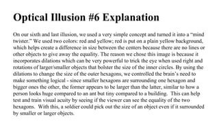 Optical illusion project | PPTX