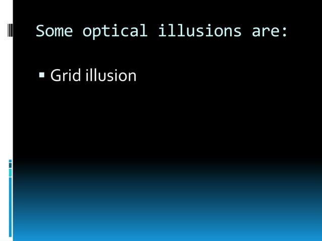 Optical illusions | PPTX