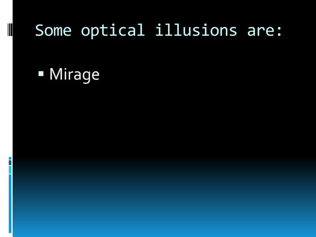 Optical illusions | PPTX