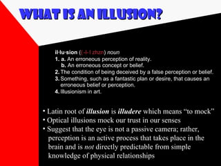 Physical Illusions