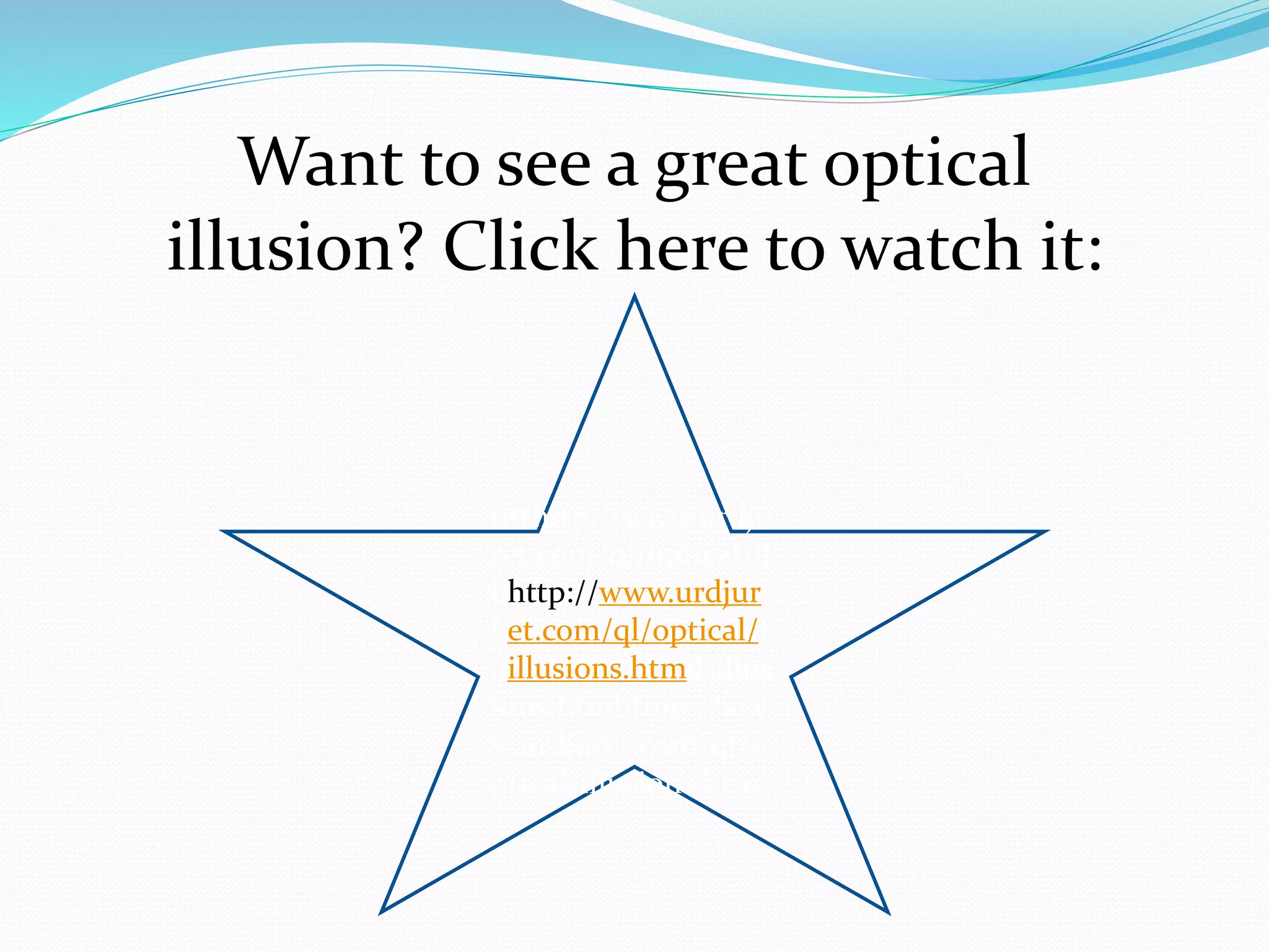 Optical illusions | PPTX