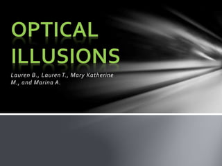 Optical illusions | PPT
