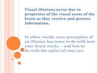 Optical illusions | PPT