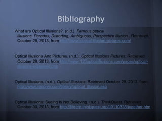 Optical illusions | PPT