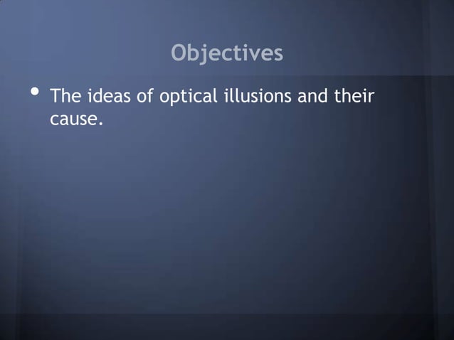 Optical illusions | PPT