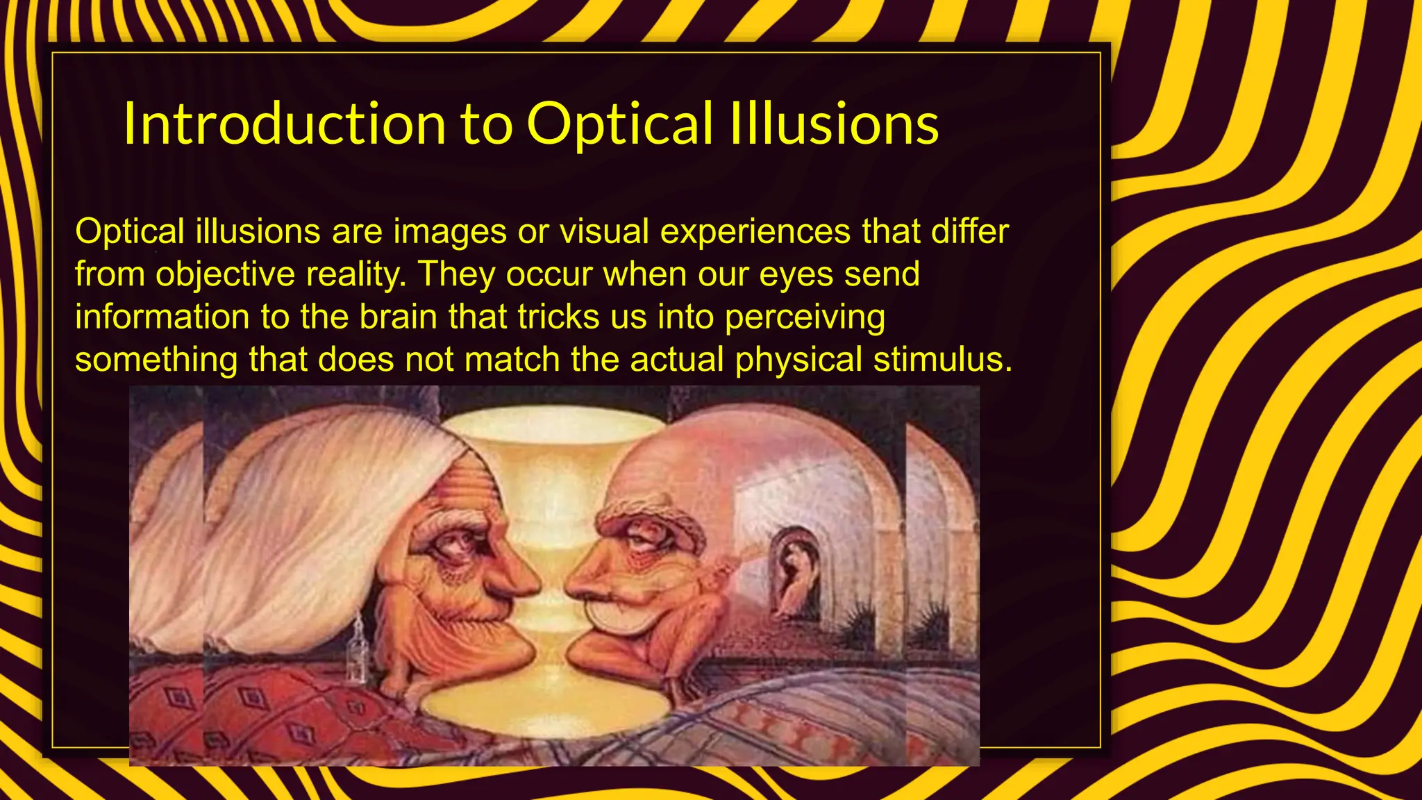Optical Illusions in modern physics ppt | PPTX