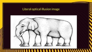 Optical Illusions in modern physics ppt | PPTX