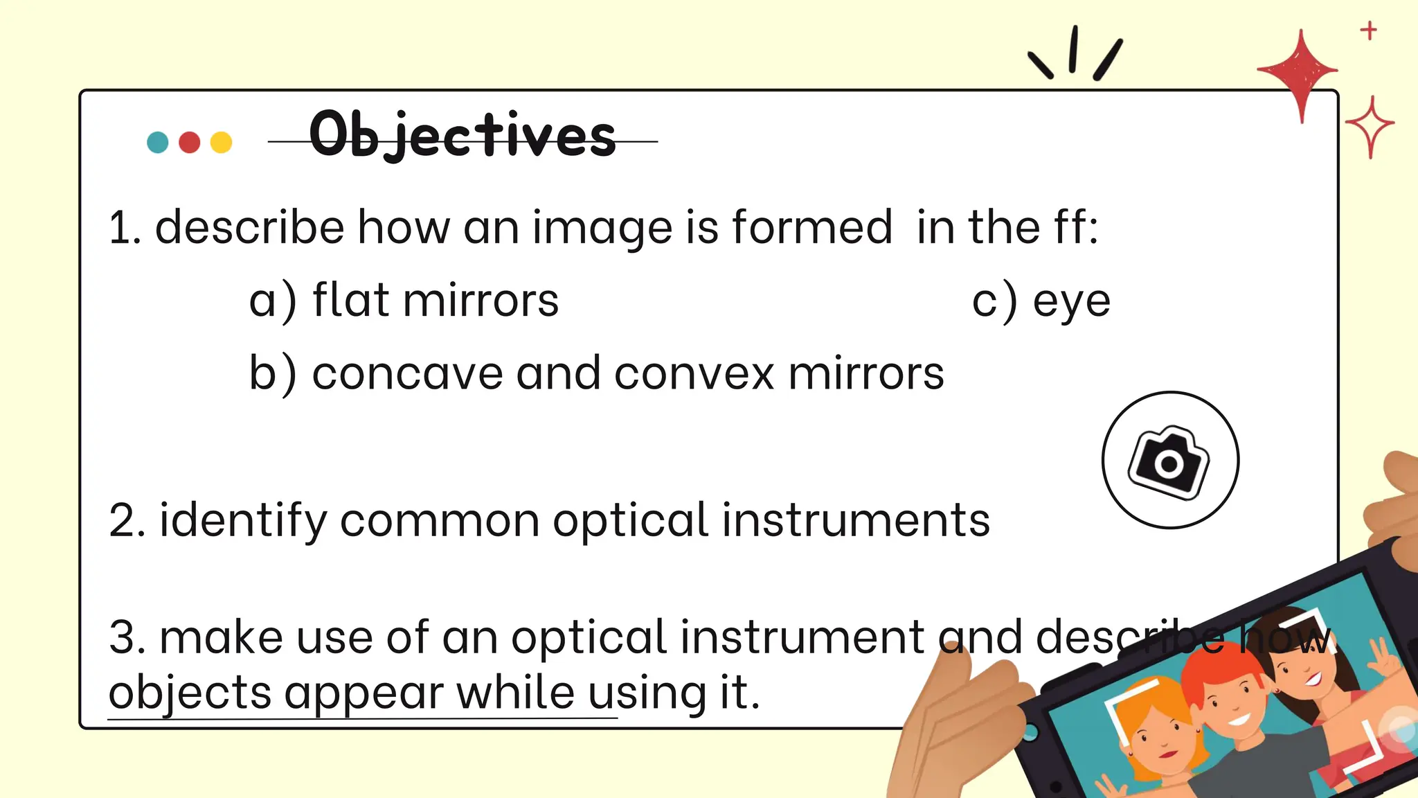 optical instrument. Science physics grades 1-4 | PPTX