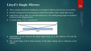 Optical Instrumentation 3. Interference | PDF