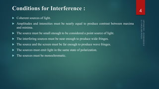 Optical Instrumentation 3. Interference | PDF