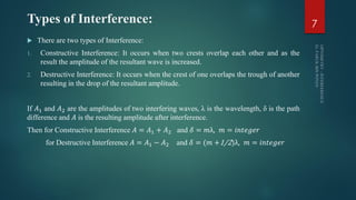 Optical Instrumentation 3. Interference | PDF