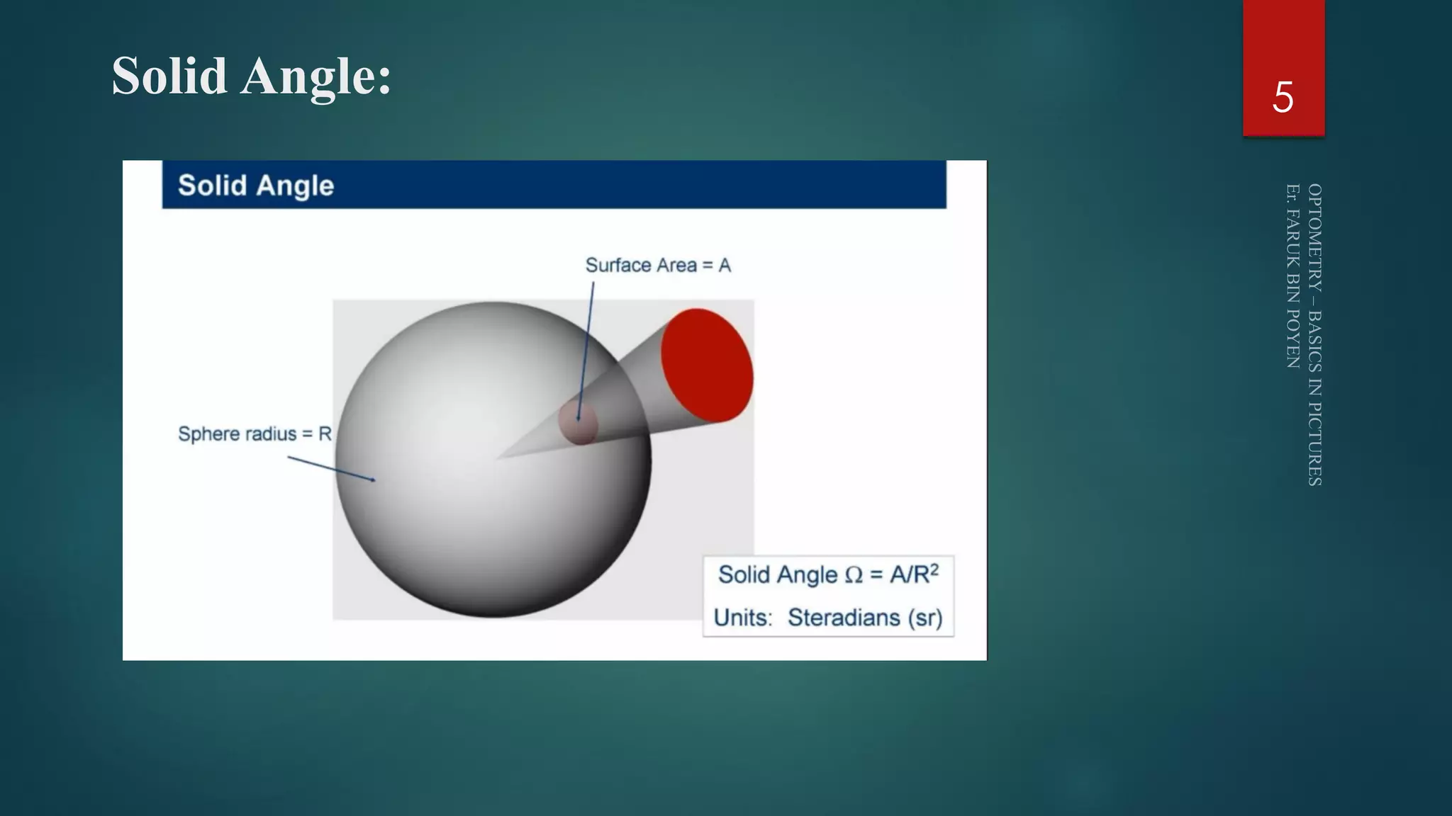 Optical Instrumentation 3. Basics of Photometry | PDF