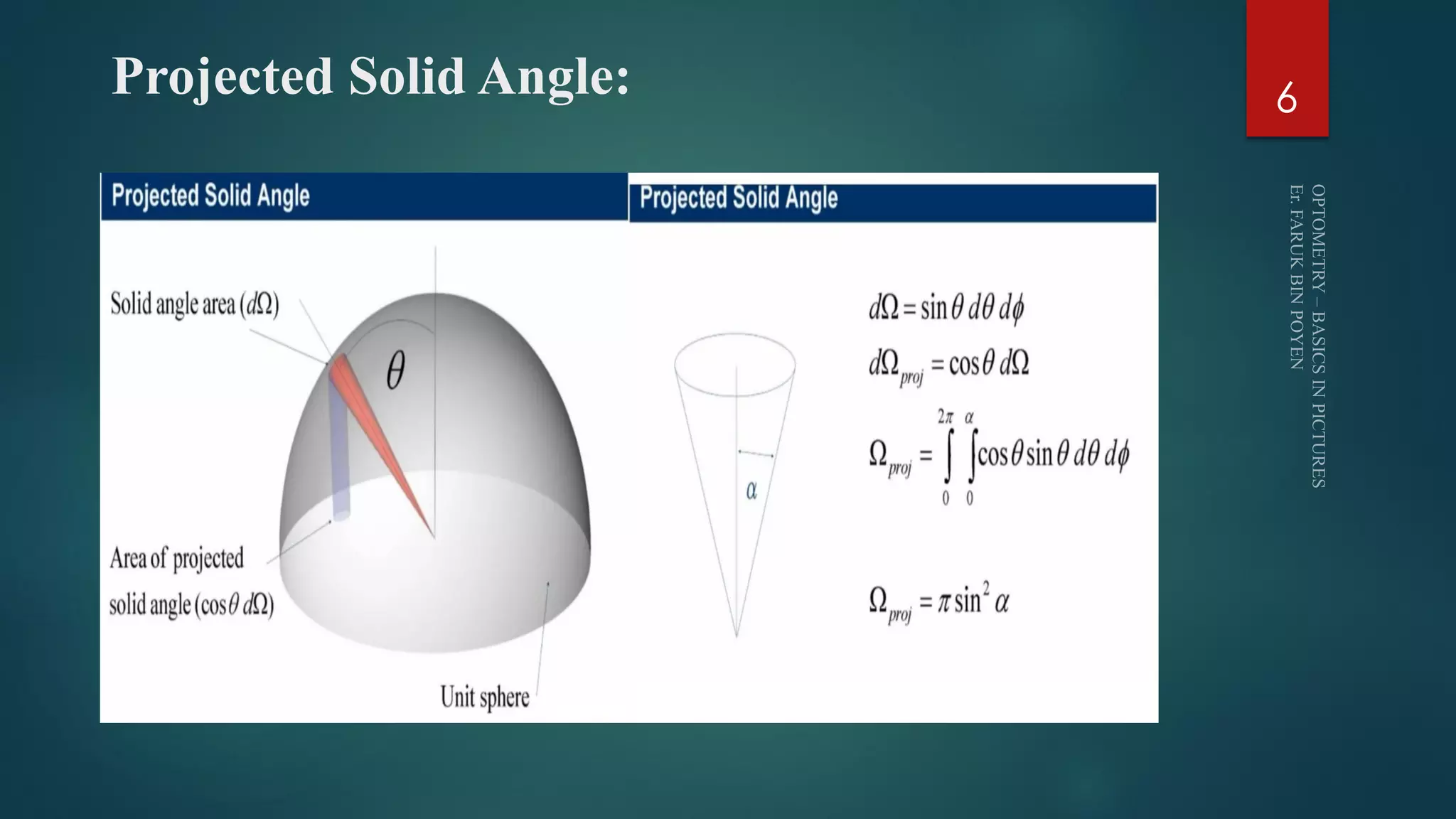 Optical Instrumentation 3. Basics of Photometry | PDF