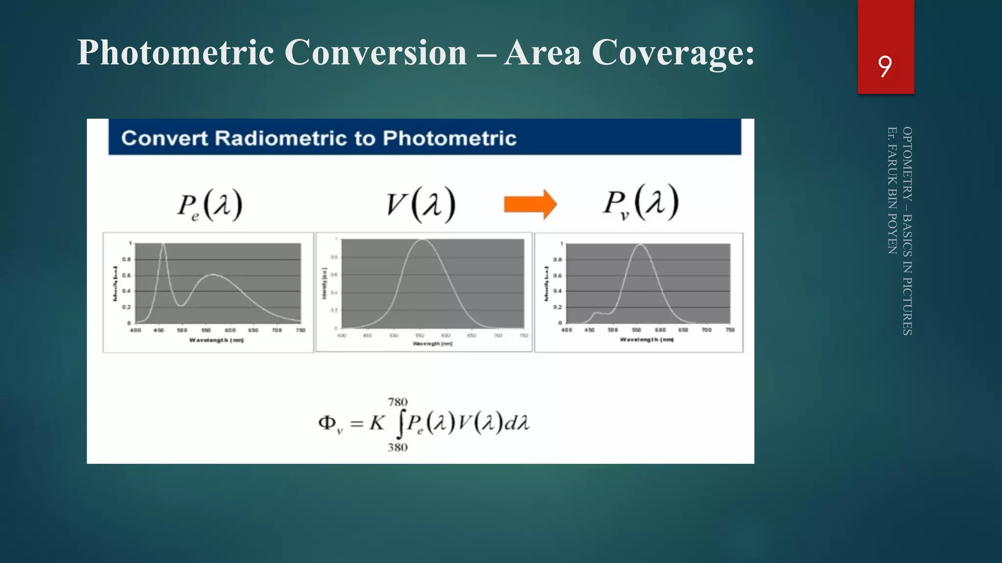 Optical Instrumentation 3. Basics of Photometry | PDF