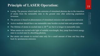 Optical Instrumentation 7. Laser | PPT
