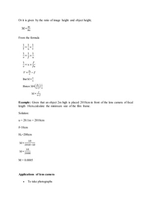 Optical instruments | DOCX