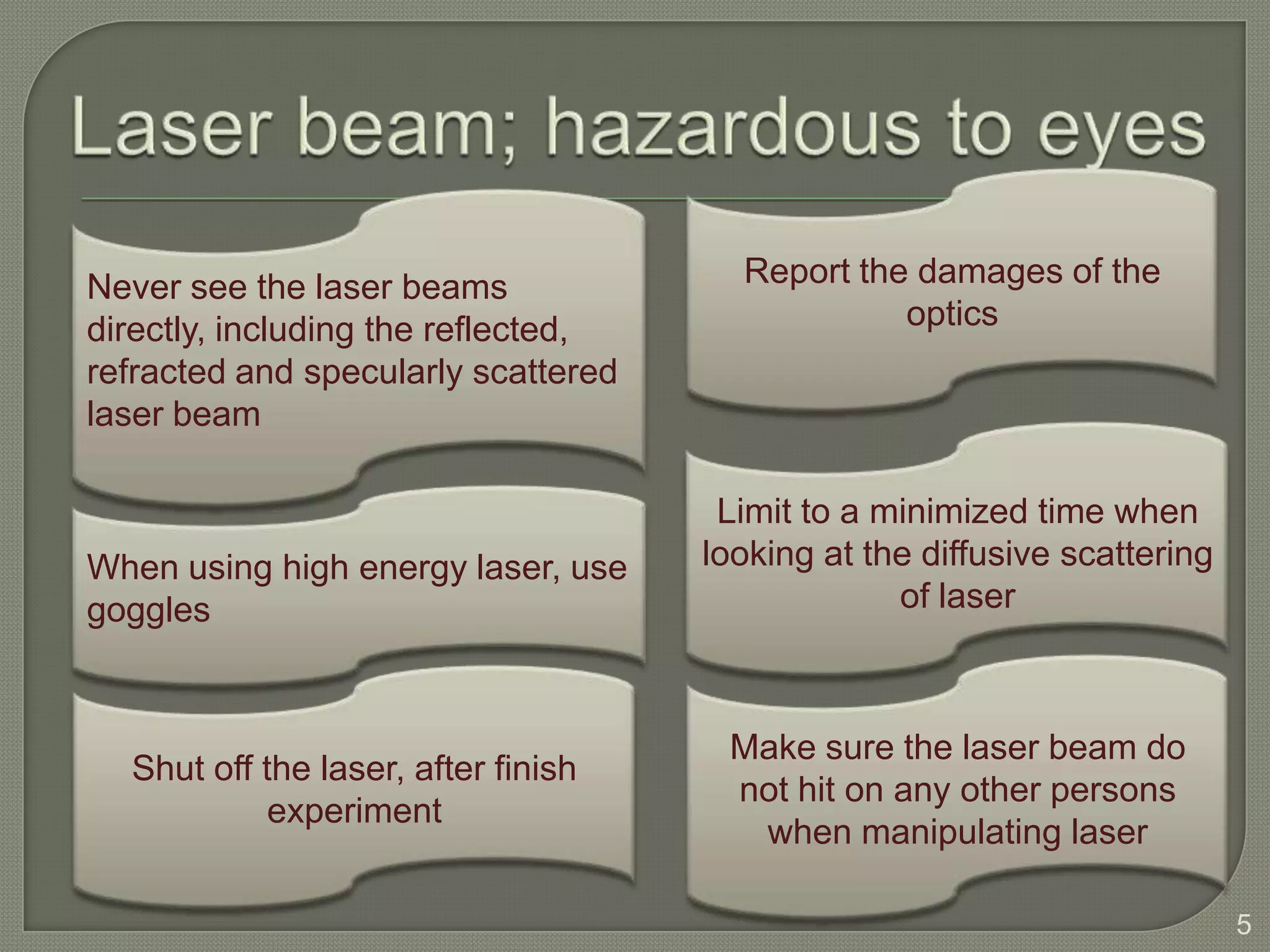 Optical instrument safety | PPTX