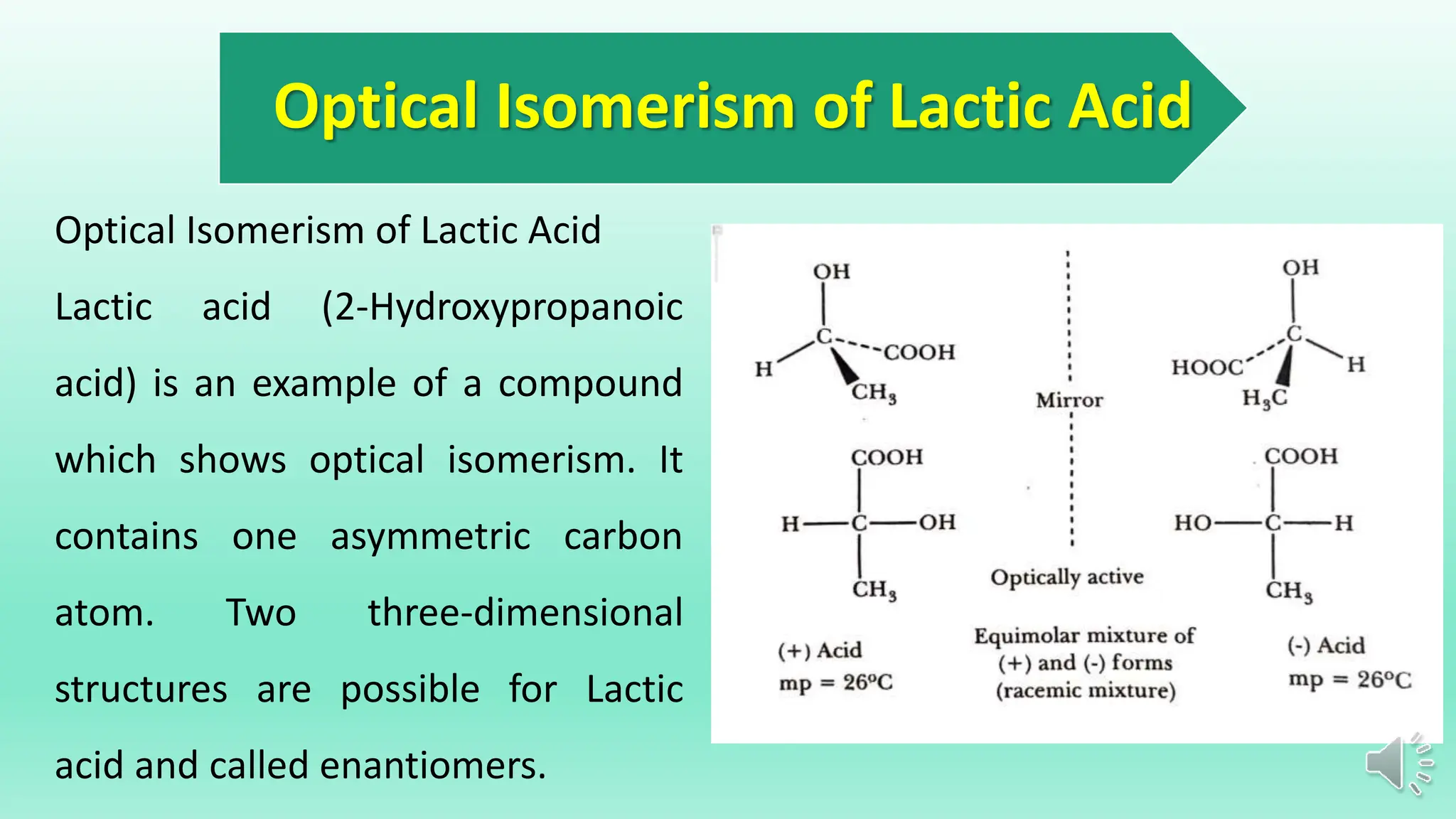Optical isomerism in organic chemistry . | PPTX