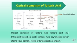 Optical isomerism in organic chemistry . | PPTX