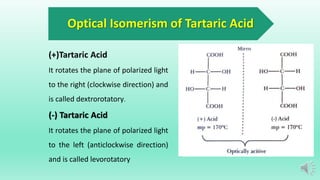 Optical isomerism in organic chemistry . | PPTX