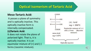 Optical isomerism in organic chemistry . | PPTX