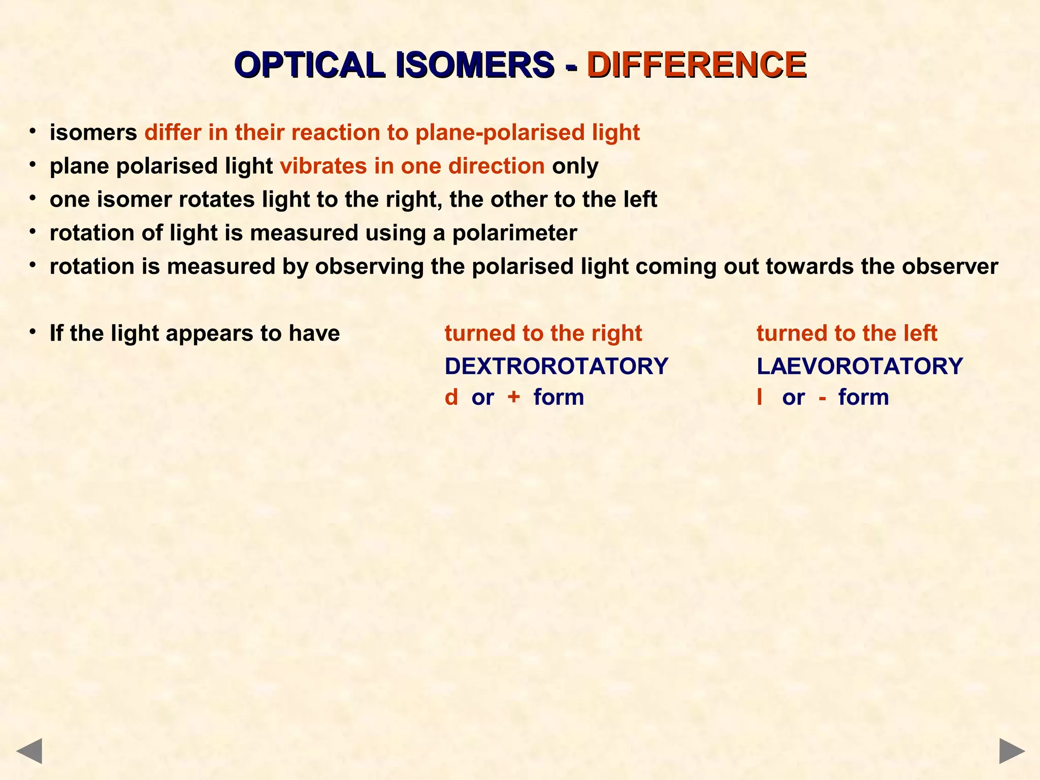 Optical isomerism | PPT