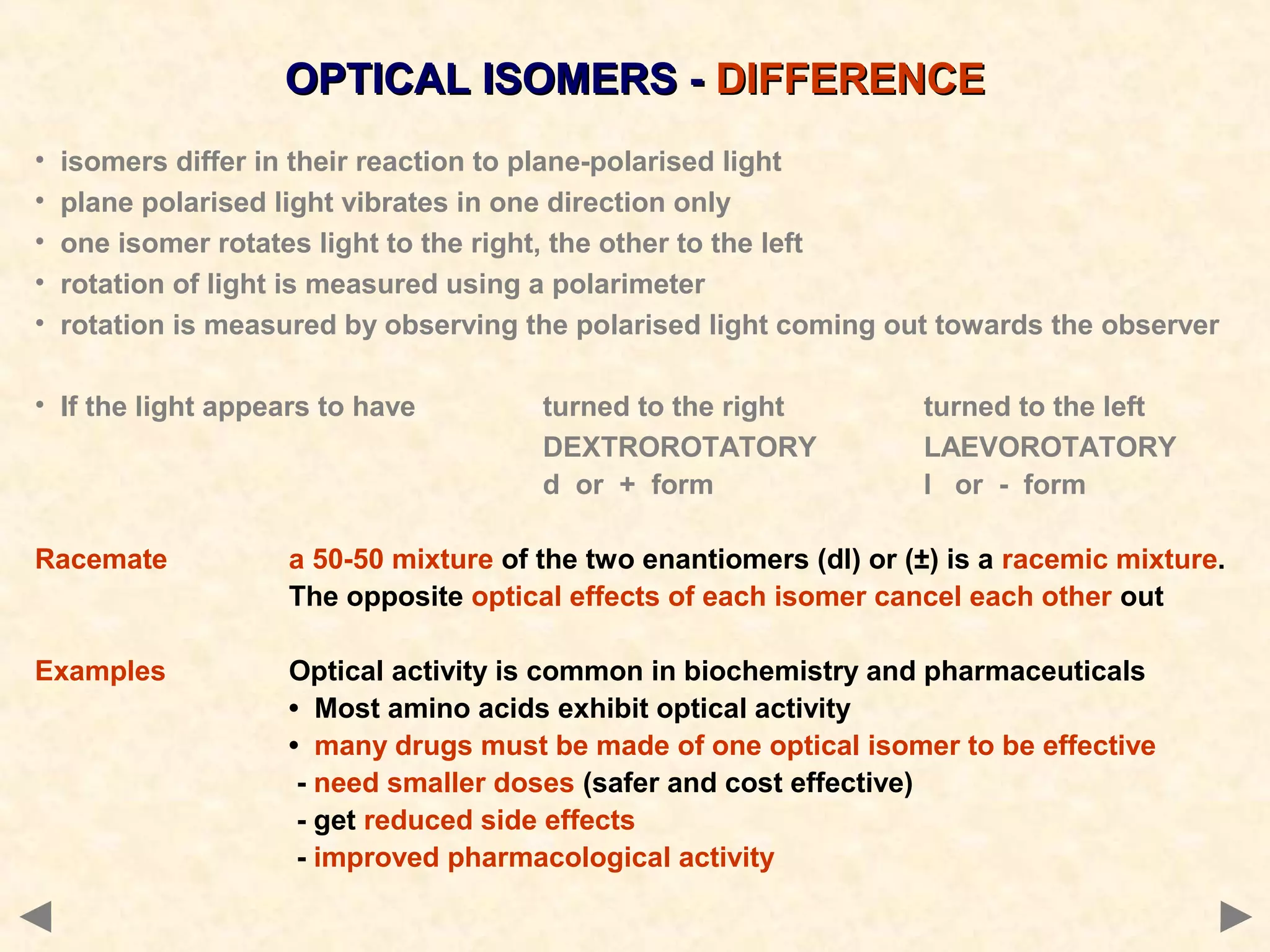 Optical isomerism | PPT