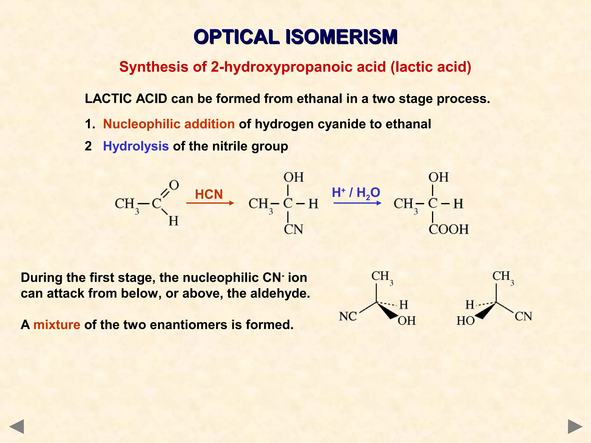 Optical isomerism | PPT