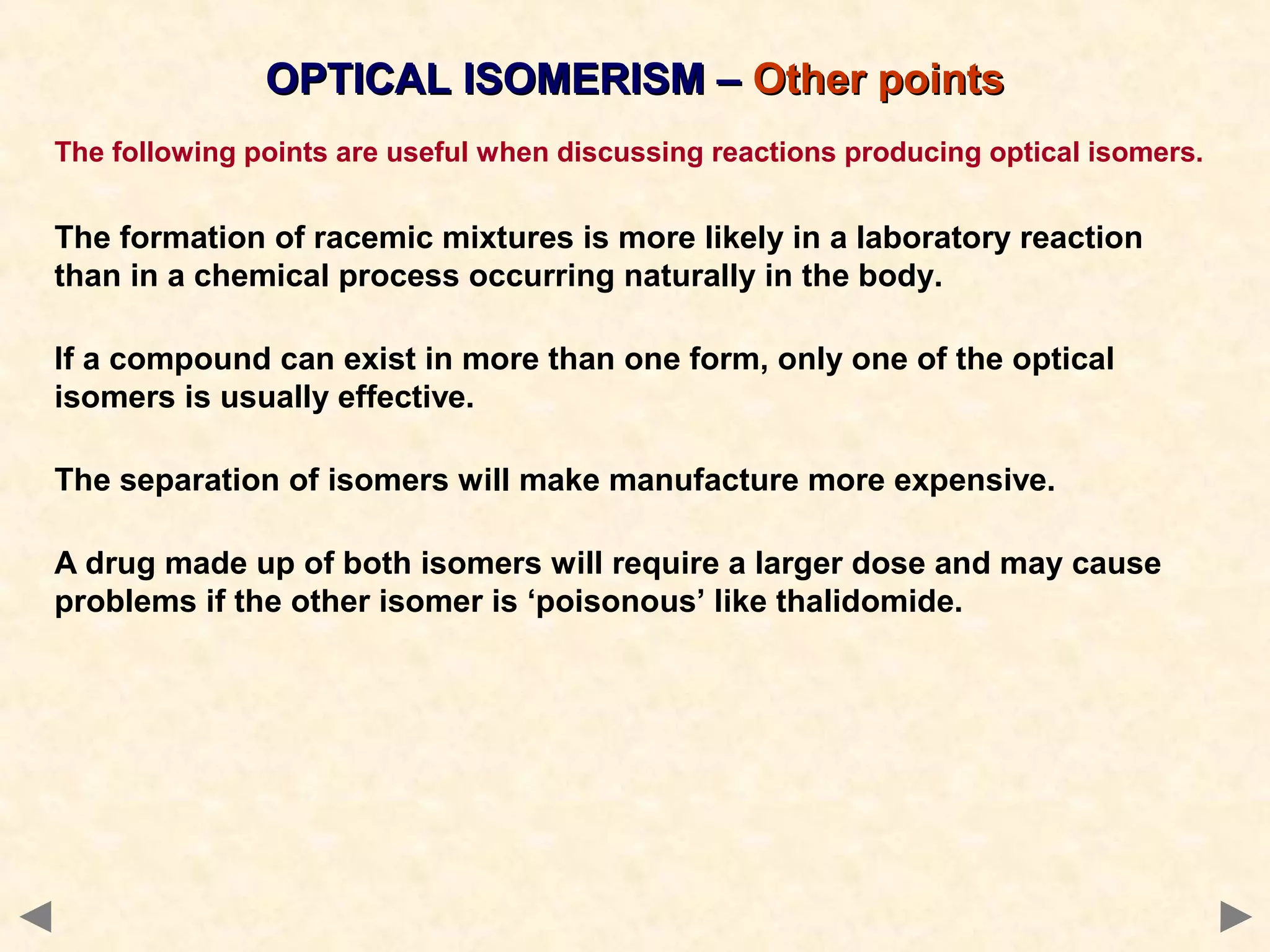 Optical isomerism | PPT
