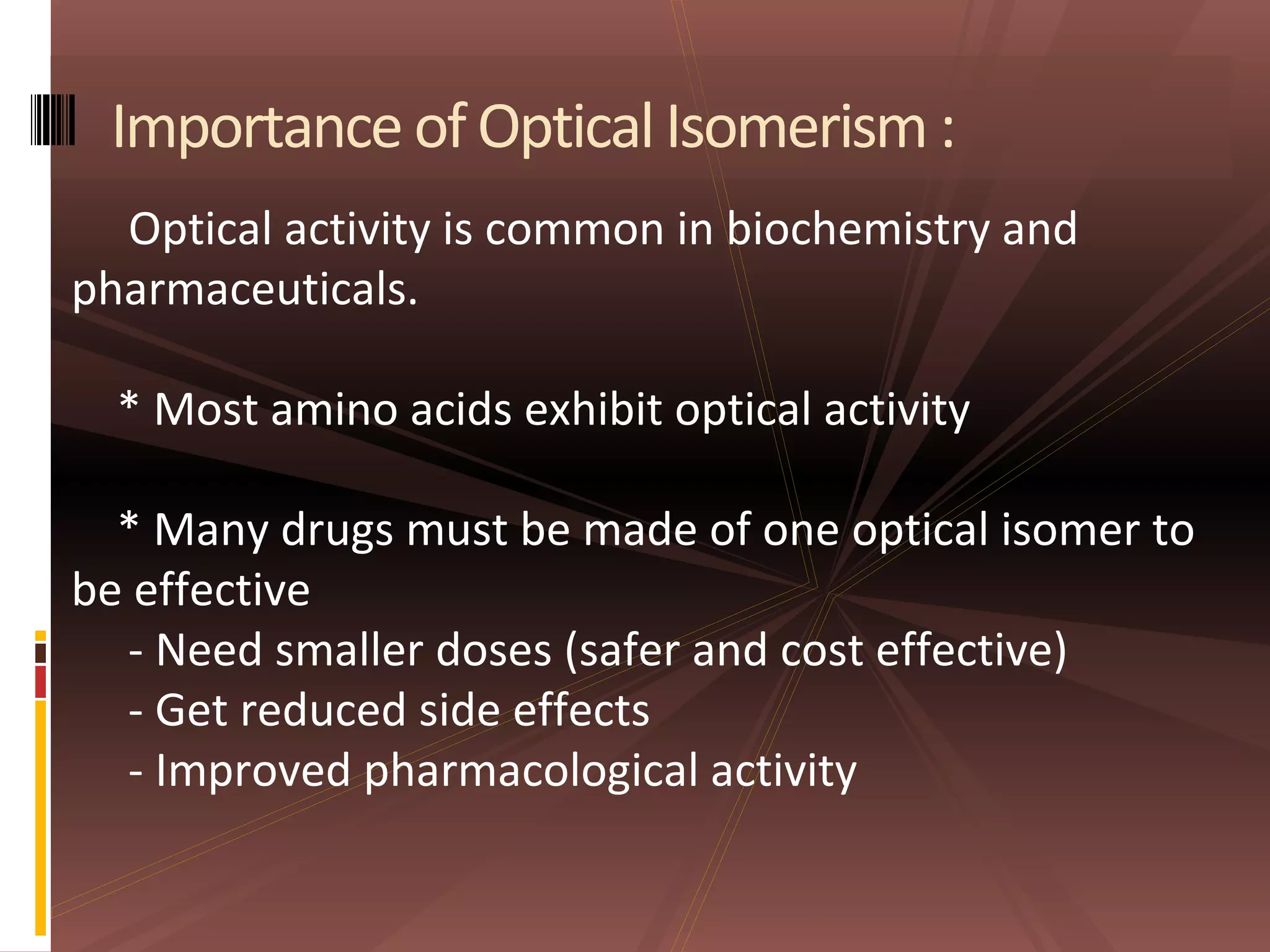 Slides for optical isomerism | PPT