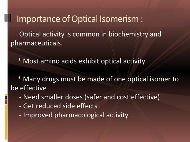 Slides for optical isomerism | PPT