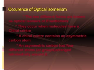 Slides for optical isomerism | PPT