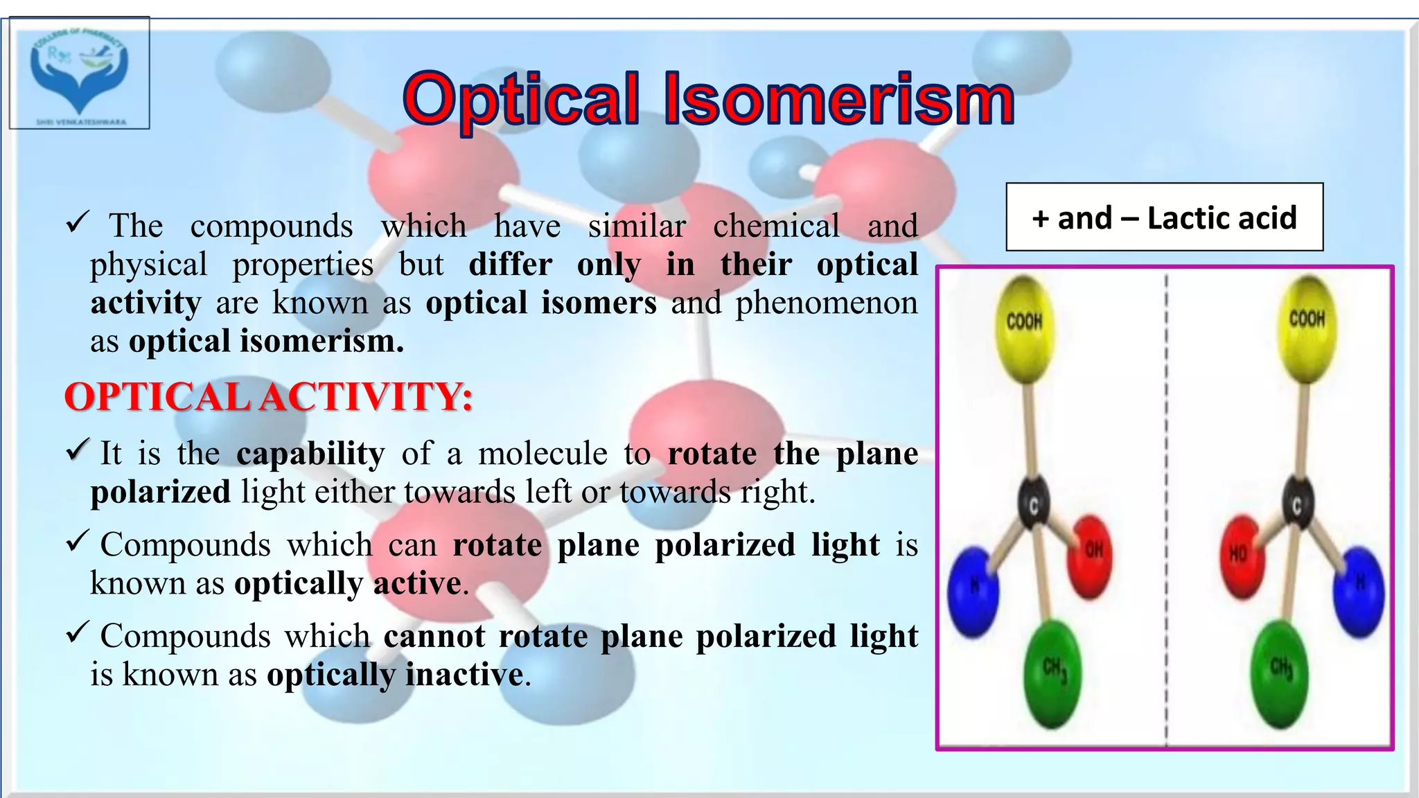 Optical isomerism | PDF