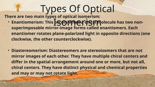 The Science Behind Optical Isomerism Presentation | PPTX