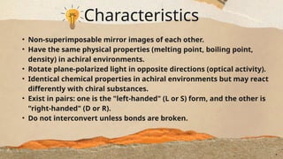 The Science Behind Optical Isomerism Presentation | PPTX