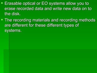 Optical memories | PPT