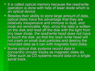 Optical memories | PPT