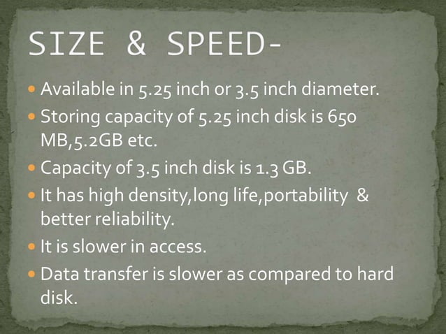 Optical memory by sonal | PPT