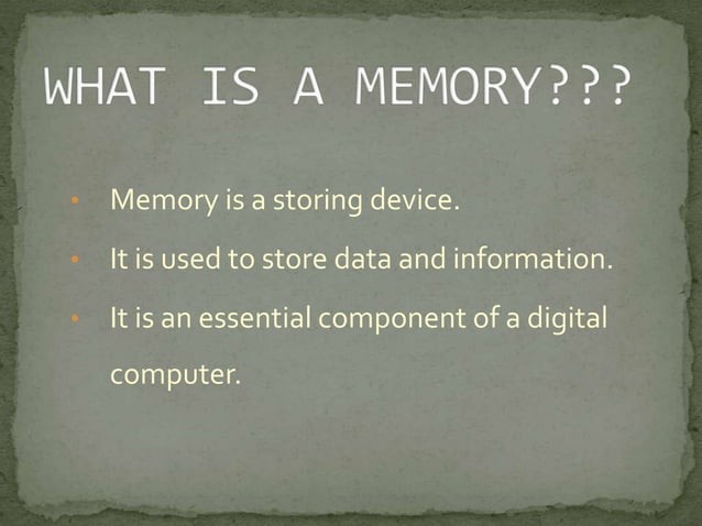 Optical memory by sonal | PPT