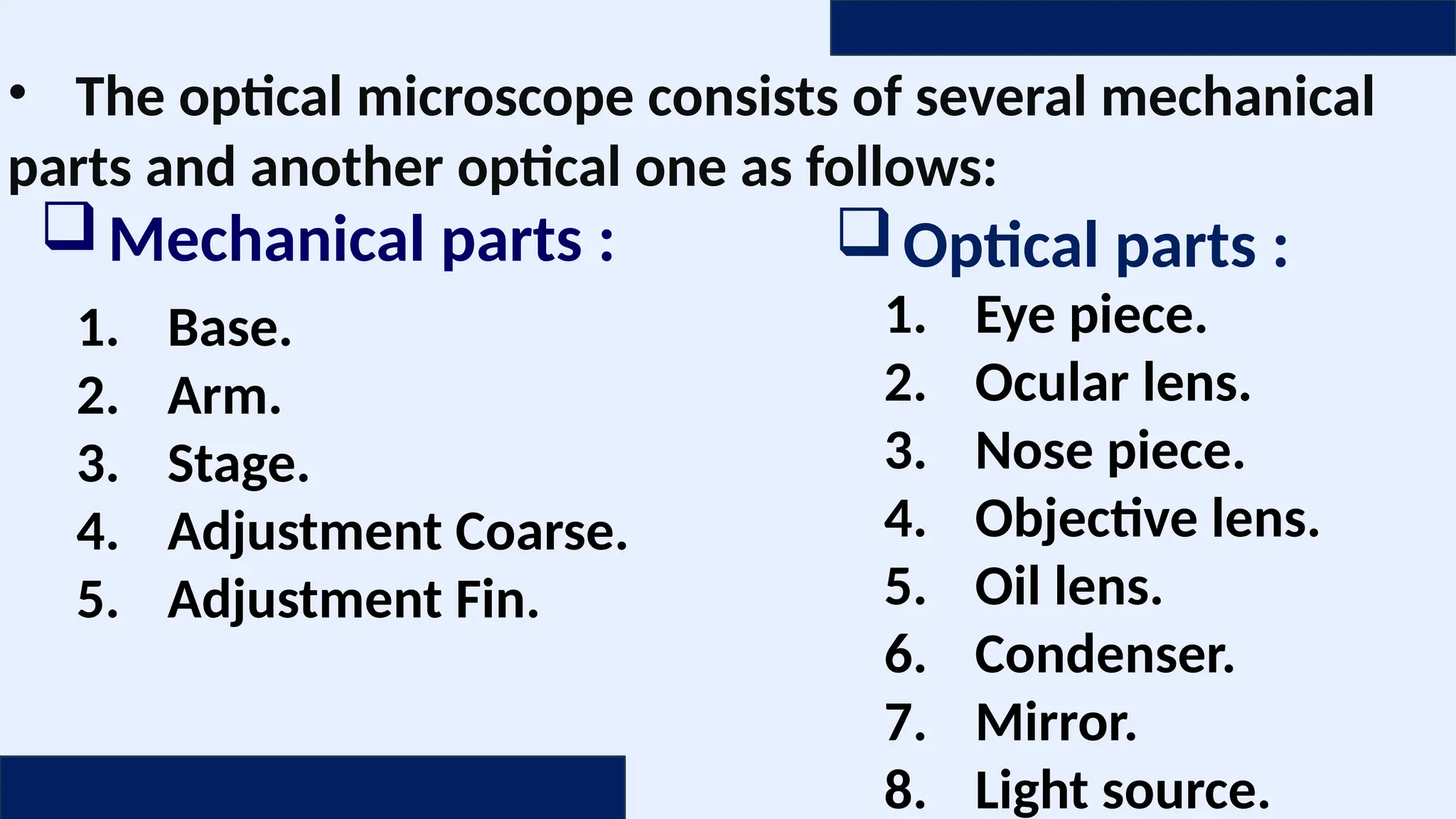 Optical Microscope.pptxshshddhdvdhddhdvdb | PPT
