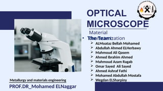 Optical Microscope.pptxshshddhdvdhddhdvdb | PPT