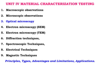Optical microscopy | PPTX