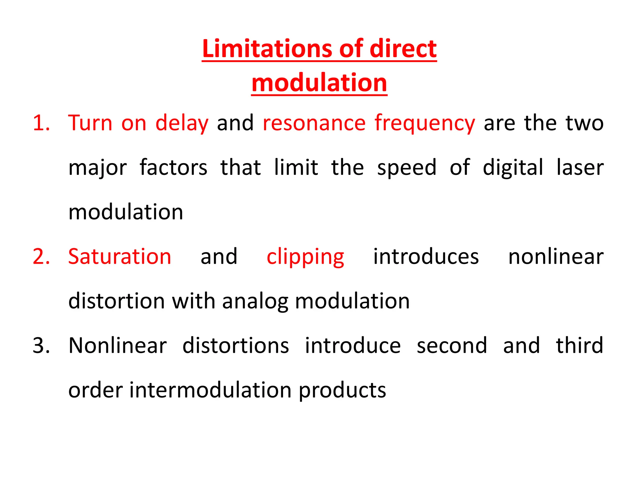 Optical Modulation _ external and internal | PDF