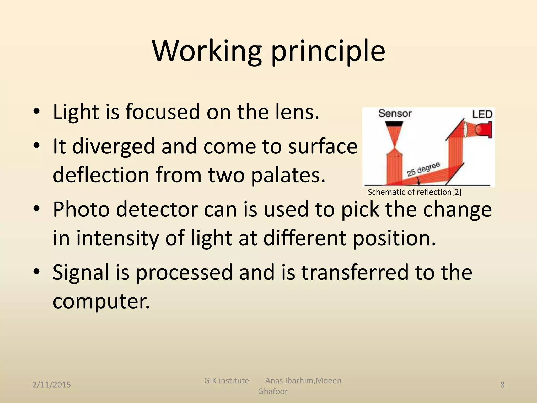 Optical mouse working principle | PPTX