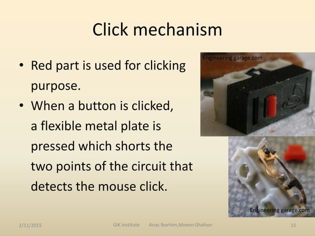 Optical mouse working principle | PPTX | Computer Peripherals | Computing