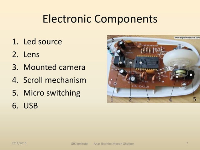 Optical mouse working principle | PPTX | Computer Peripherals | Computing