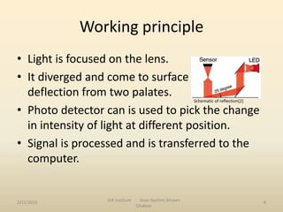 Optical mouse working principle | PPTX