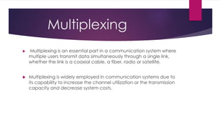 Optical multiplexers | PPTX